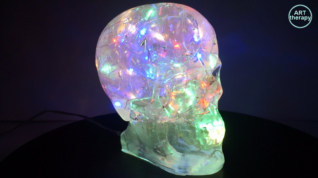 💀How to make an epoxy skull. ☠️ Make a silicone skull mold. 🎨 Epoxy art ...