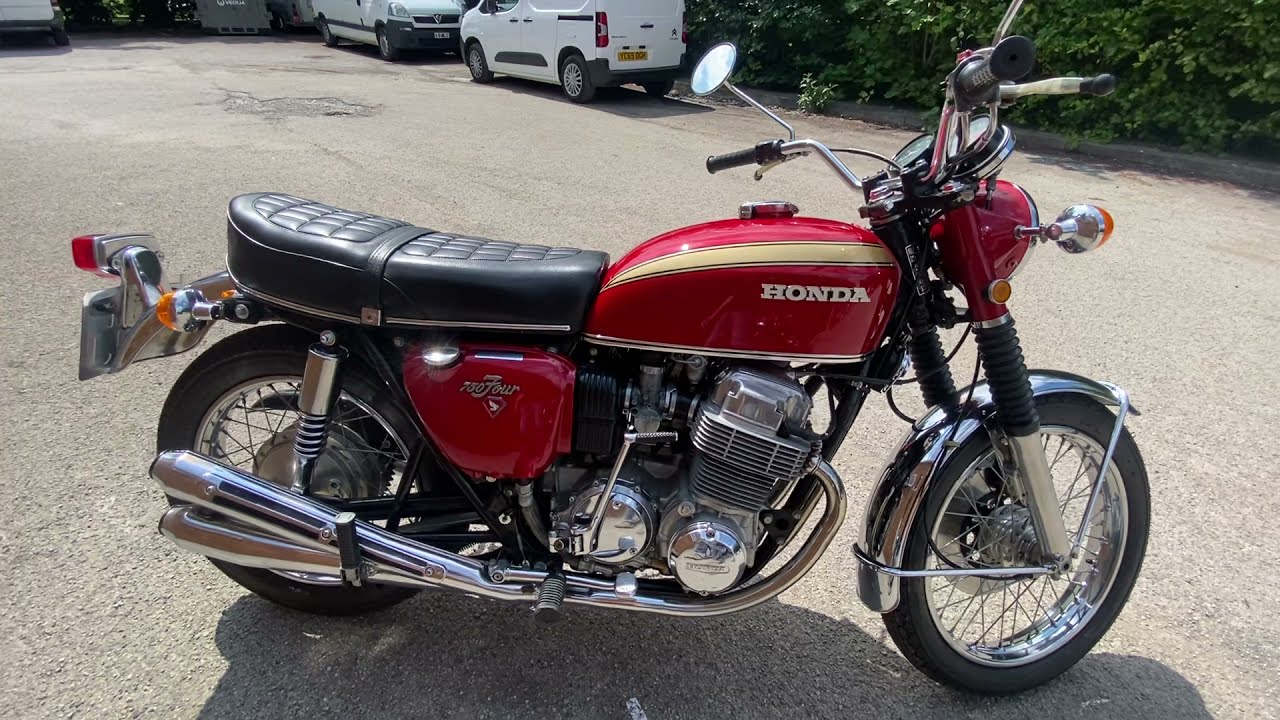 HONDA CB750 RED FOR SALE - YouTube