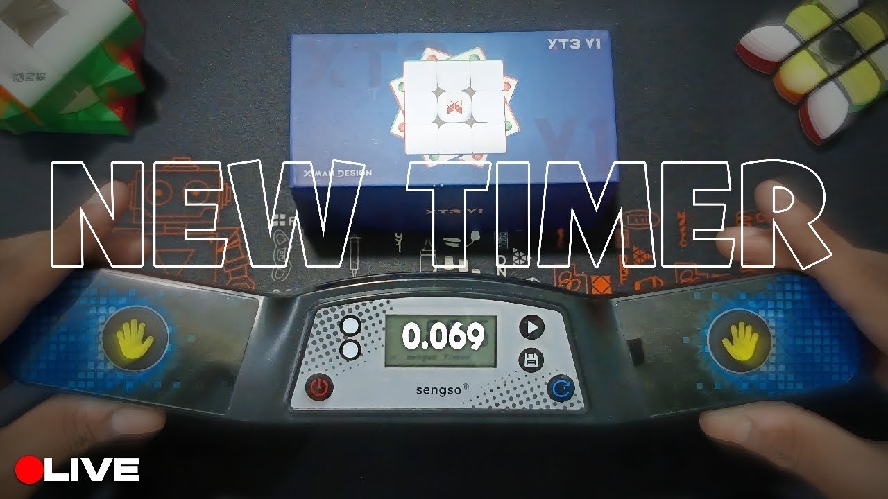 LIVE Cubing with New Timer 🔥 | Long Solves, Chill Vibes & Chat - YouTube