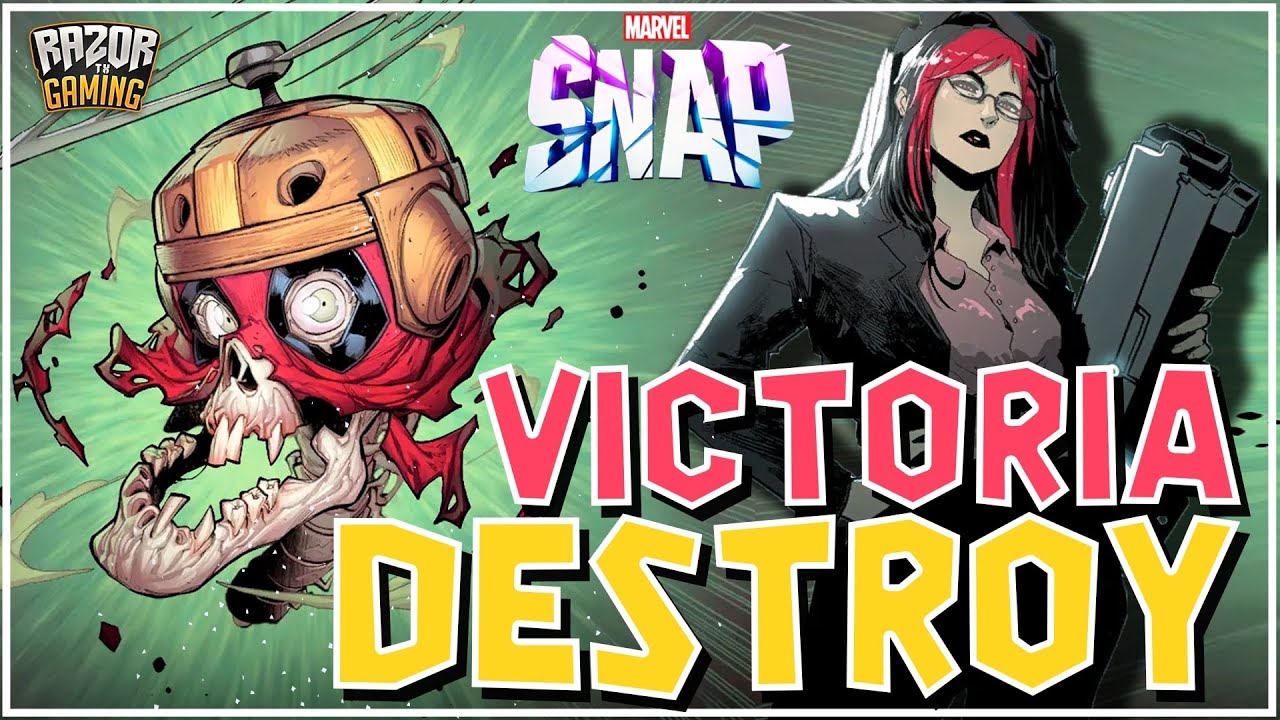 NUEVO MAZO VICTORIA HAND DESTROY CON HEADPOOL 💥👧 MARVEL SNAP - YouTube