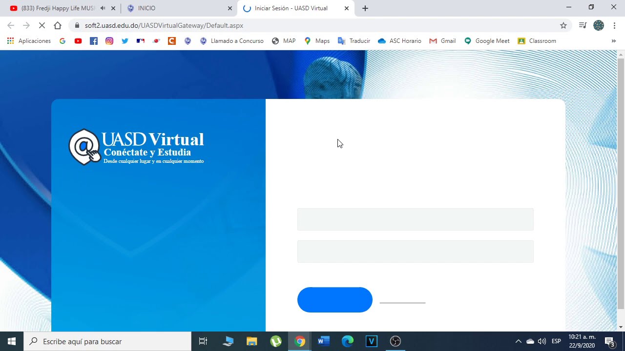COMO ACTUALIZAR EL PERFIL DEL CAMPO DE UASD VIRTUAL - YouTube