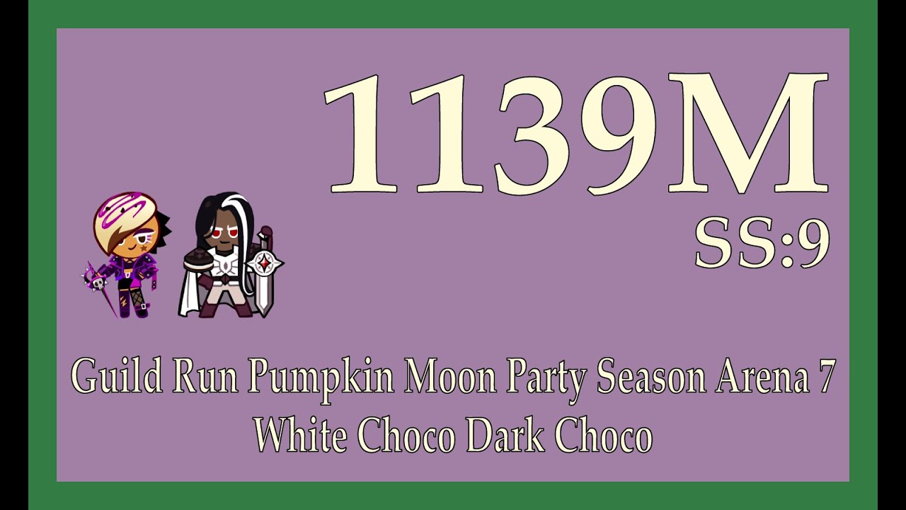 CROB Guild Run Pumpkin Moon Party Season Arena 7 1139M | Jinx | Cookie ...