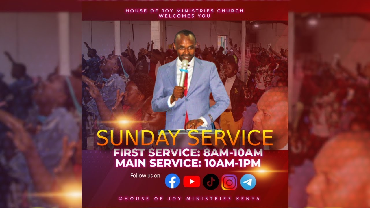 WELCOME TO MAIN SUNDAY SERVICE || 26/05/2024 - YouTube