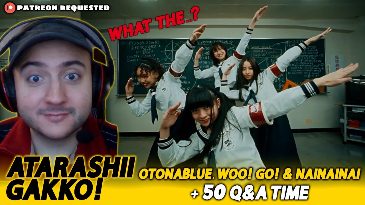 First Time Checking ATARASHII GAKKO! OTONABLUE & WOO! GO! MVs ...