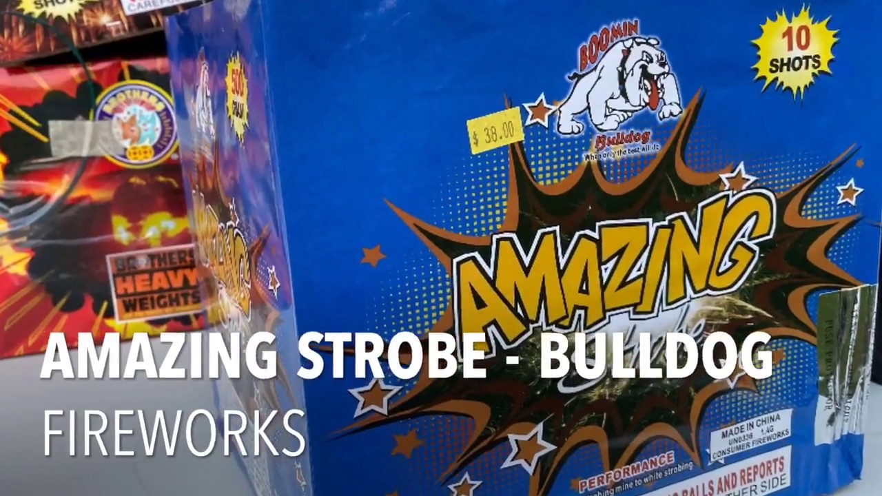Amazing Strobe by Bulldog Fireworks - YouTube