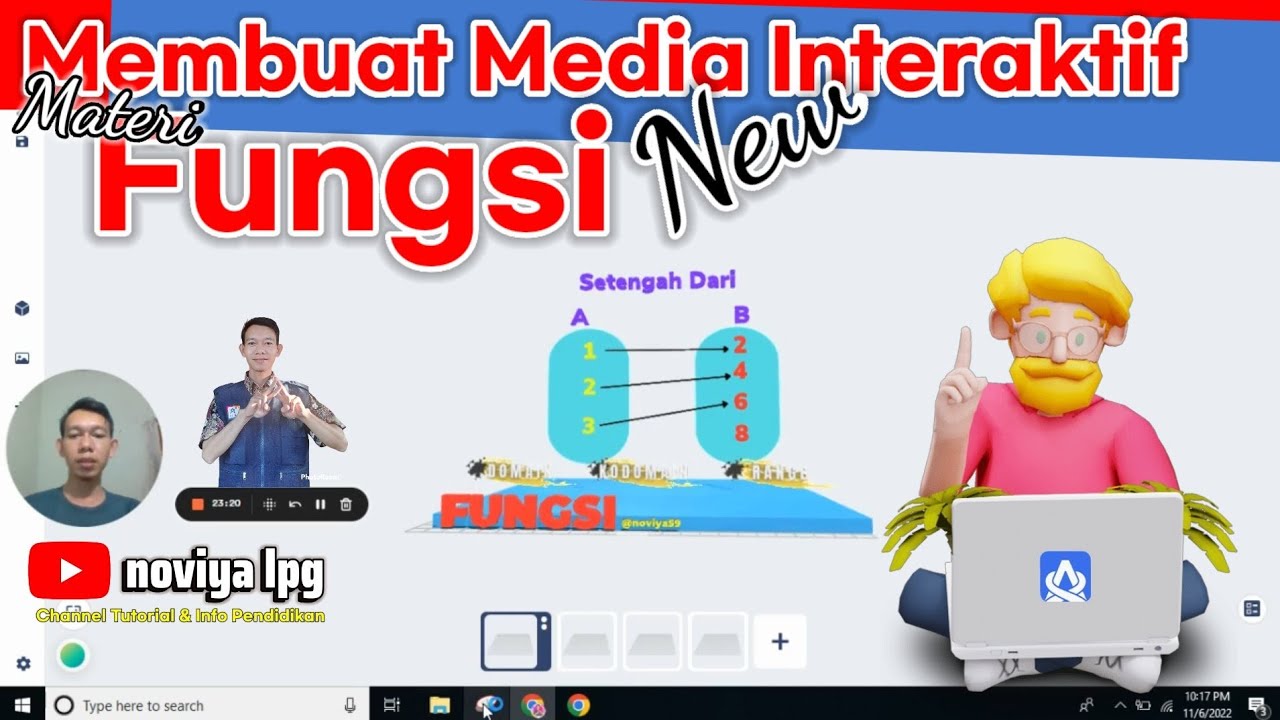 Cara Membuat MultiMedia Interaktif Matematika Materi Fungsi by ...