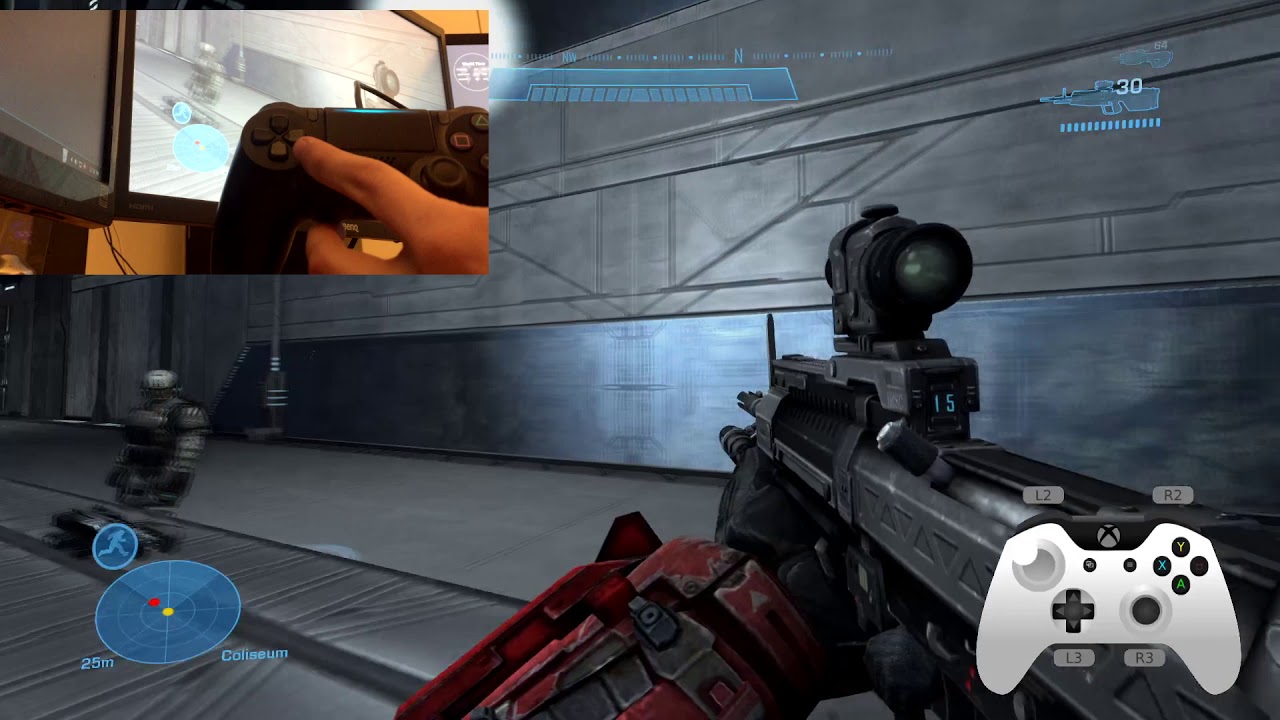 Halo Reach PC - Aim Assist Showcase Ver. 3 - Now With Hands! - YouTube