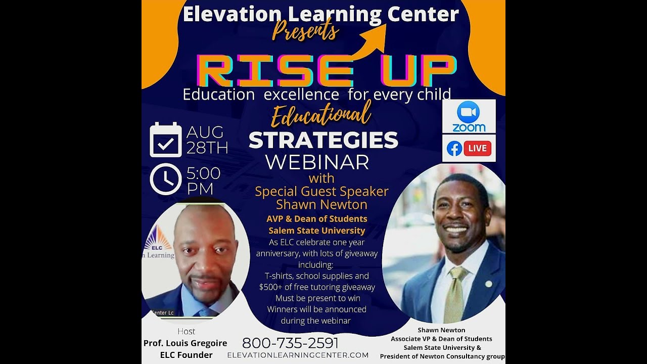 RISE UP: Education Excellence for Every Child Webinar - YouTube