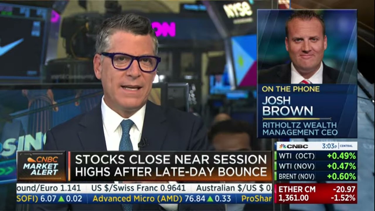 Josh Brown from Ritholtz Wealth Management chimes into CNBC Overtime ...