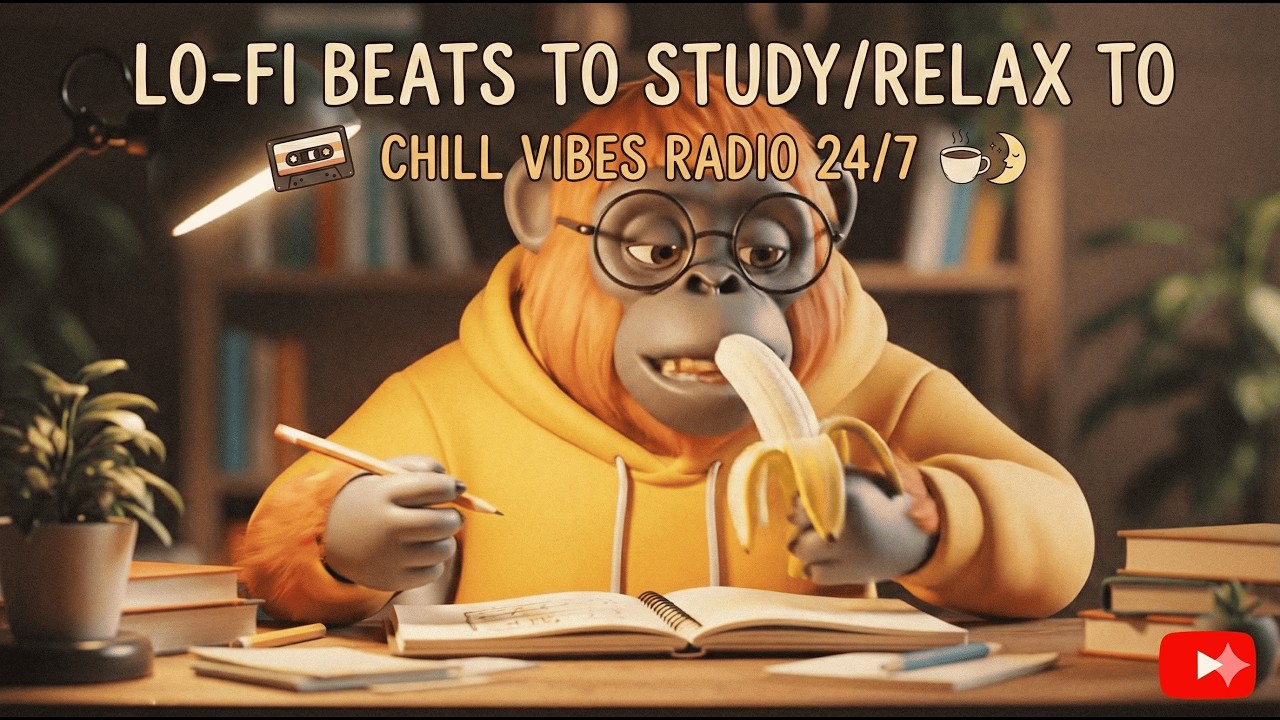 🐵 Chill Monkey - Lofi Hip Hop Radio - Beats to Relax/Study to - YouTube