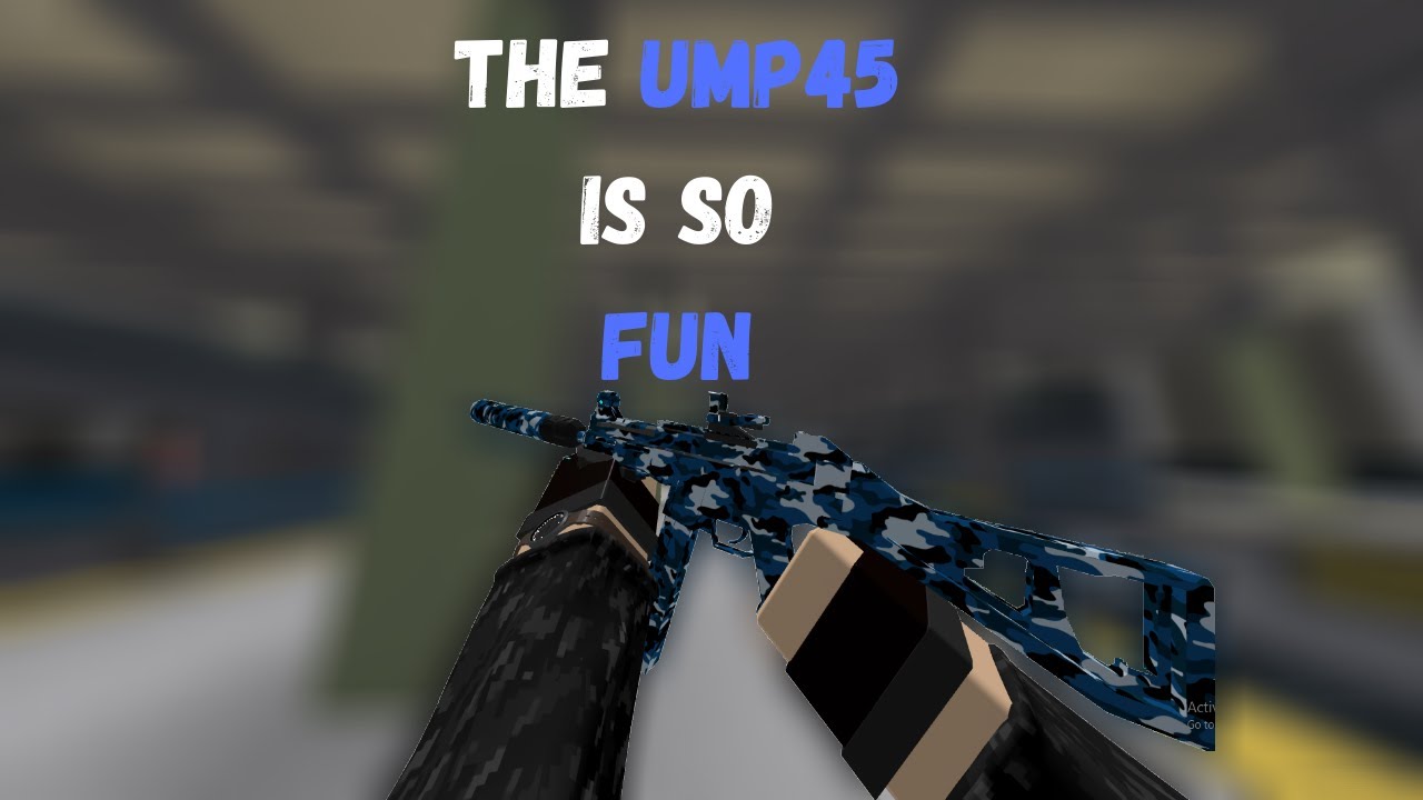 The UMP45 is so fun [Phantom Forces] - YouTube