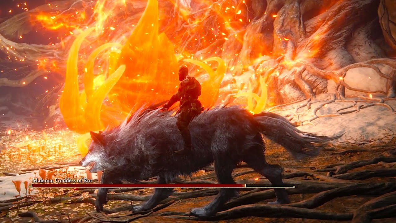 Kratos and the wolf in Elden Ring - YouTube