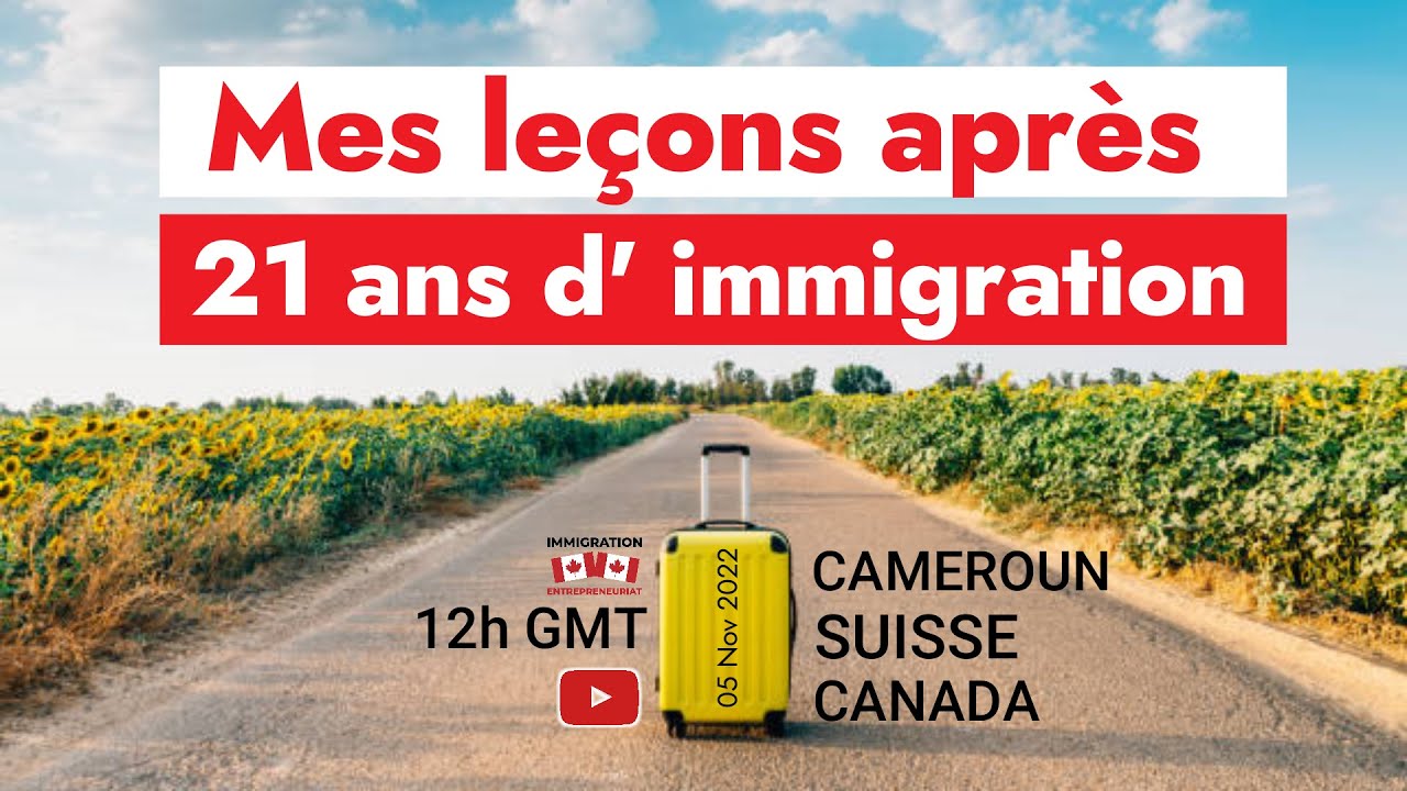 Mes leçons après 21 ans d' immigration - Bertrand Ndeffo d'EducNation ...