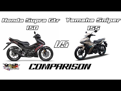 Honda Supra Gtr 150 vs Yamaha Sniper 155 | Comparison ¦ EmzMotoWorks ...