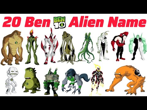 Ben 10 सुपरहीरो के नाम Ben 10 Alien name English Vocabulary learning for kids | Superhero video