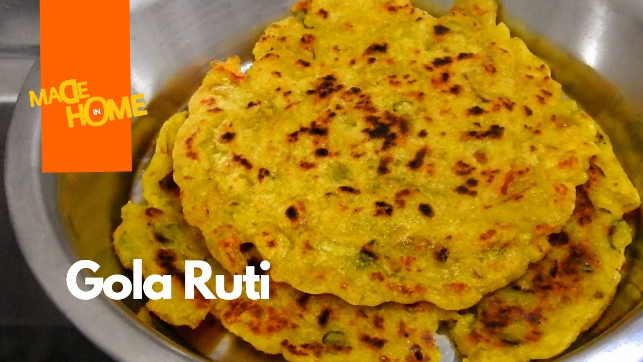 Vegetable Gola Ruti Recipe | Quick and Simple Recipe For Breakfast ...