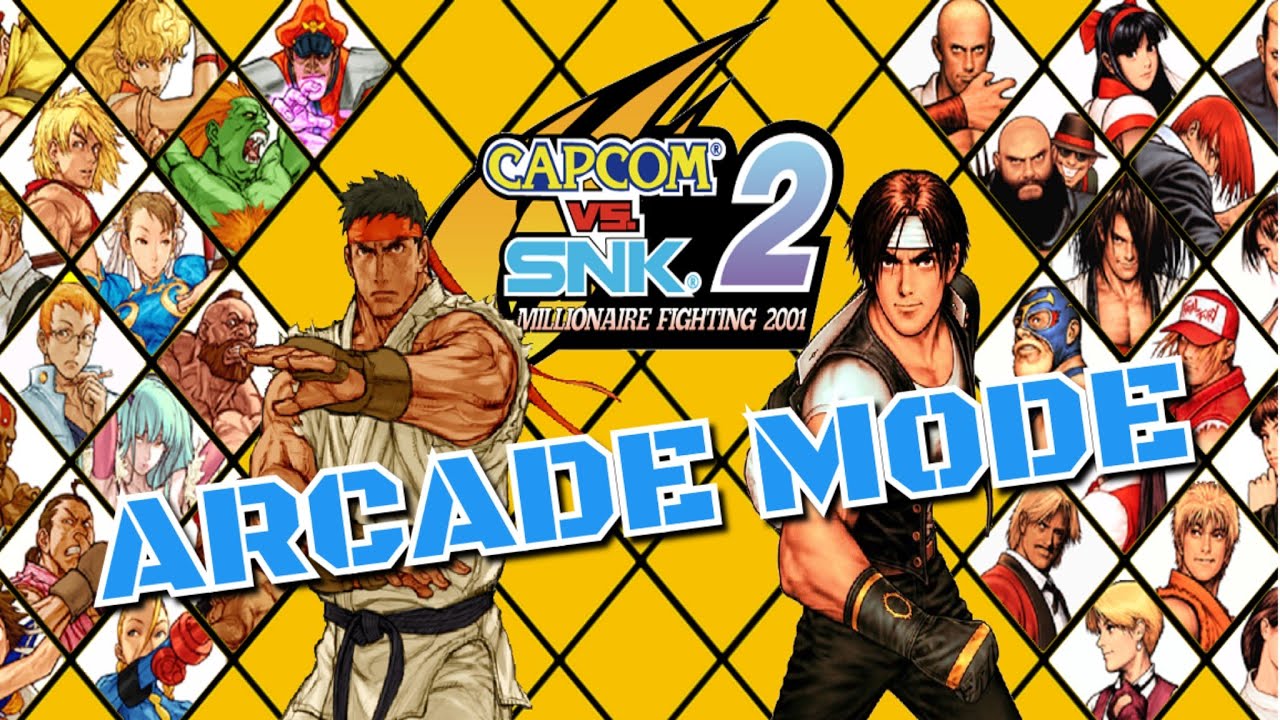 CAPCOM vs SNK 2 on SEGA DREAMCAST | ARCADE MODE - YouTube
