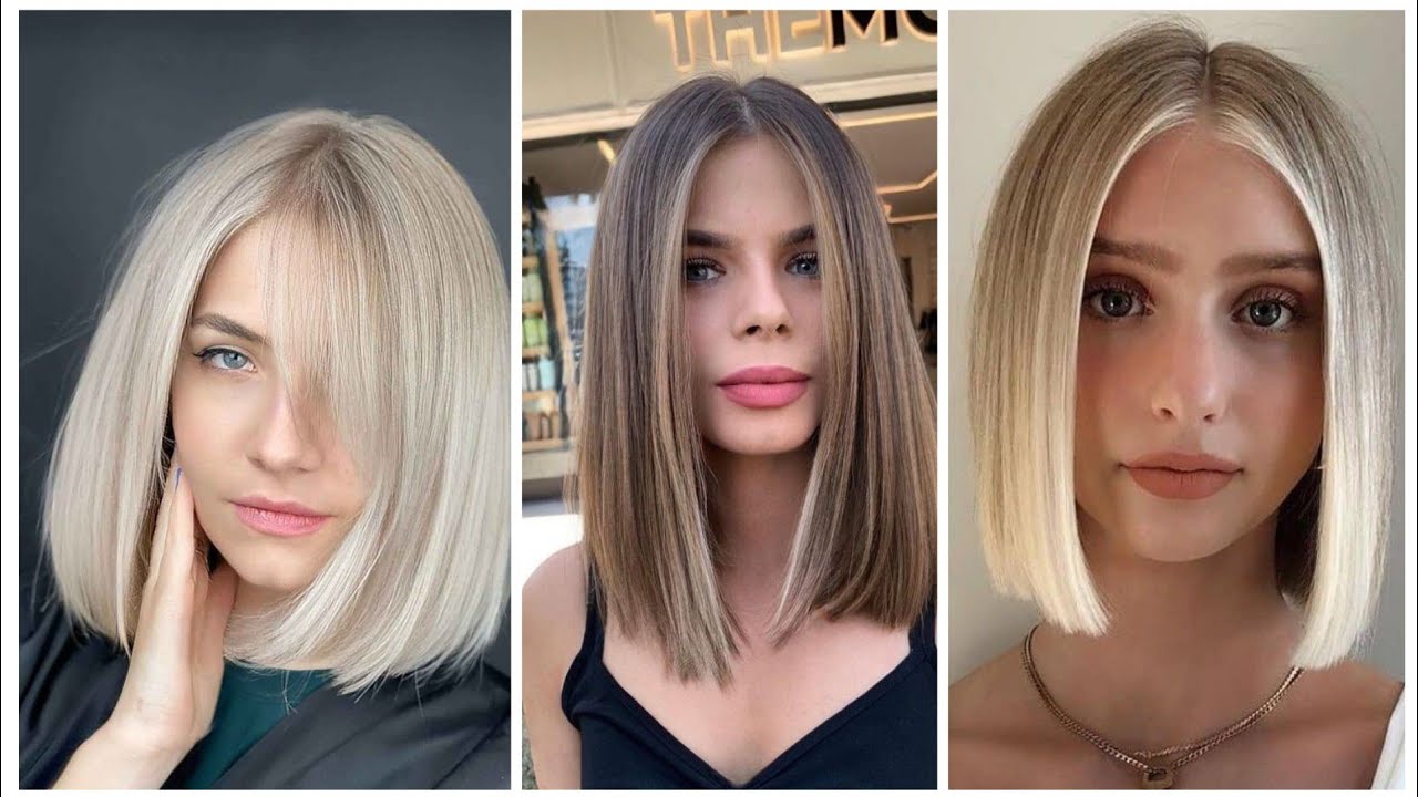 Long Bob hair cuts and hair style for a smooth look - YouTube