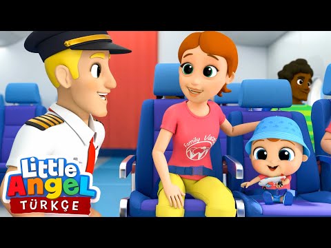 Can Bebek Uçağa Biniyor ✈️✈️ | Eğlenceli Ve Öğretici Çocuk Şarkıları | Little Angel Türkçe
