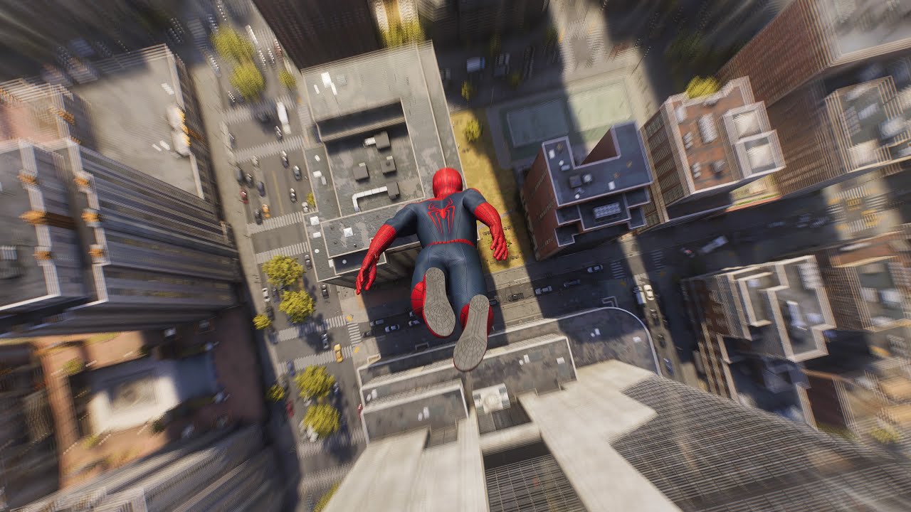 Marvel's Spider Man 2 TASM2 Suit Web Swinging - YouTube