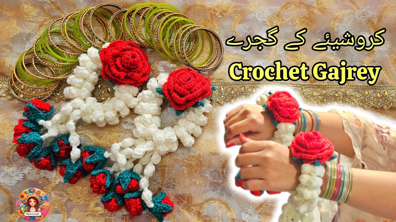 Crochet Gajrey Tutorial | Very Easy that anyone can make it 🥰 | Step by ...