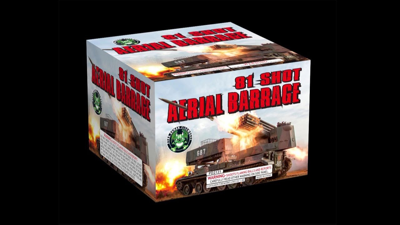 81 Shot Aerial Barrage - 2131 (Pyro Demon) - YouTube