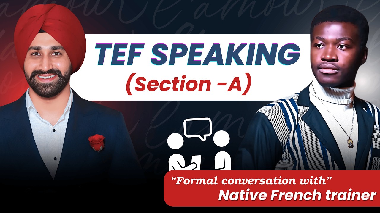 Tef Canada Speaking section-A (Exam Pattern) - YouTube