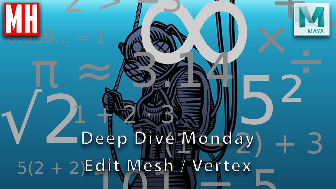 Maya 2018 Deep Dive tutorial : The Edit Mesh / Vertex menu - YouTube