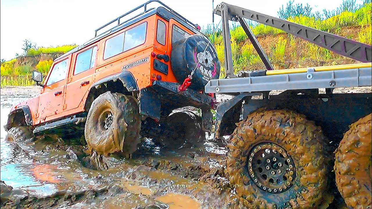 STUCK IN MUD and MUD Racing Extreme – Kamaz Rescue RC CARS - YouTube