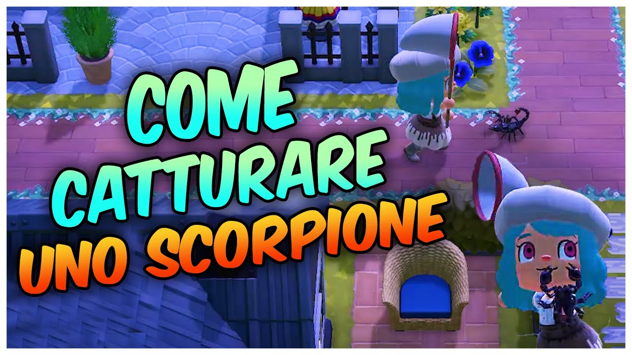 ⭐️COME catturare uno SCORPIONE ⭐️ Animal Crossing New Horizons ⭐️ #AcNh ...