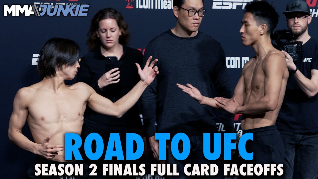 Road to UFC: Season 2 Finals Full Fight Card Faceoffs From Las Vegas ...