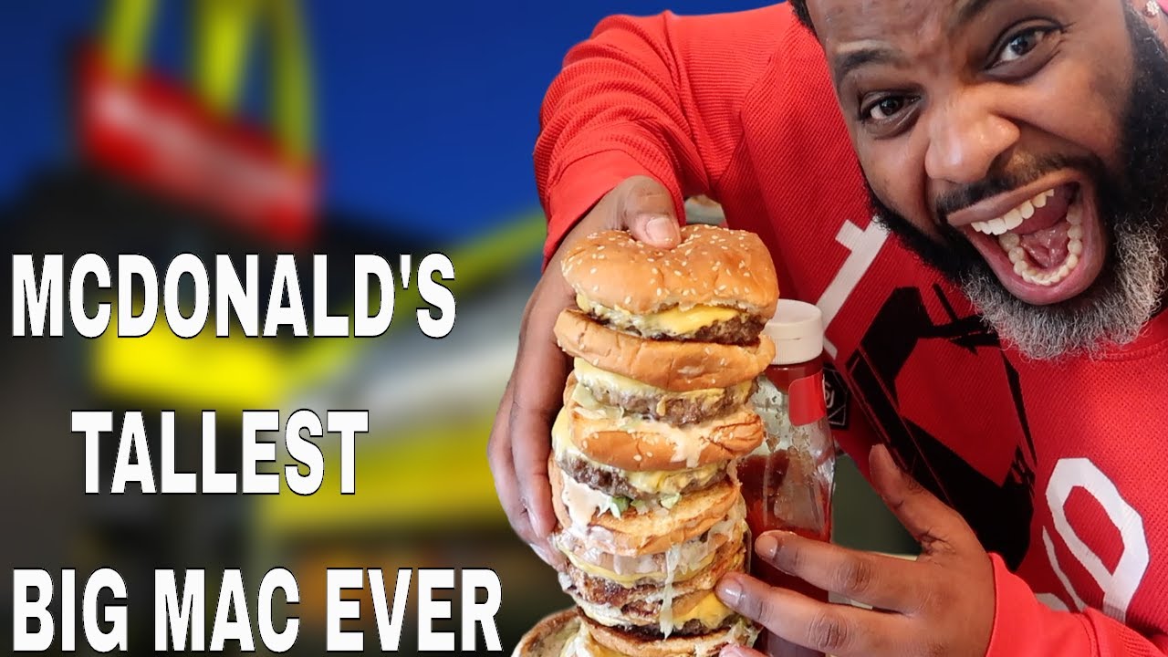 McDonald's TALLEST Big Mac - YouTube