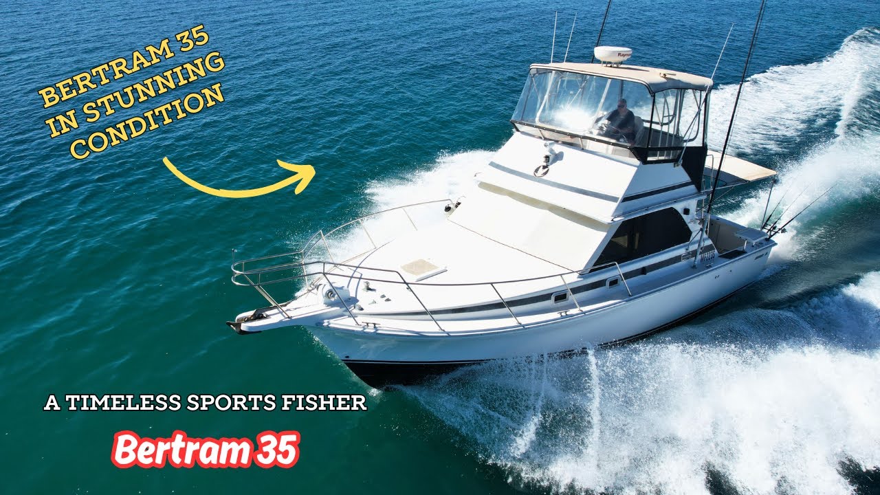 Bertram 35 Flybridge | a timeless sports fishing boat - YouTube