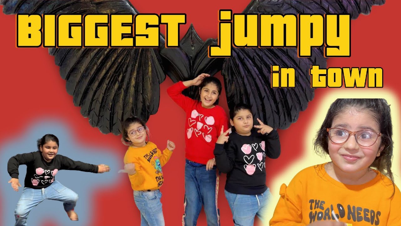 BIGGEST JUMPY PLAYGROUND | FAMILY FUN | PLAY LAND | DAD AND DAUGHTERS ...