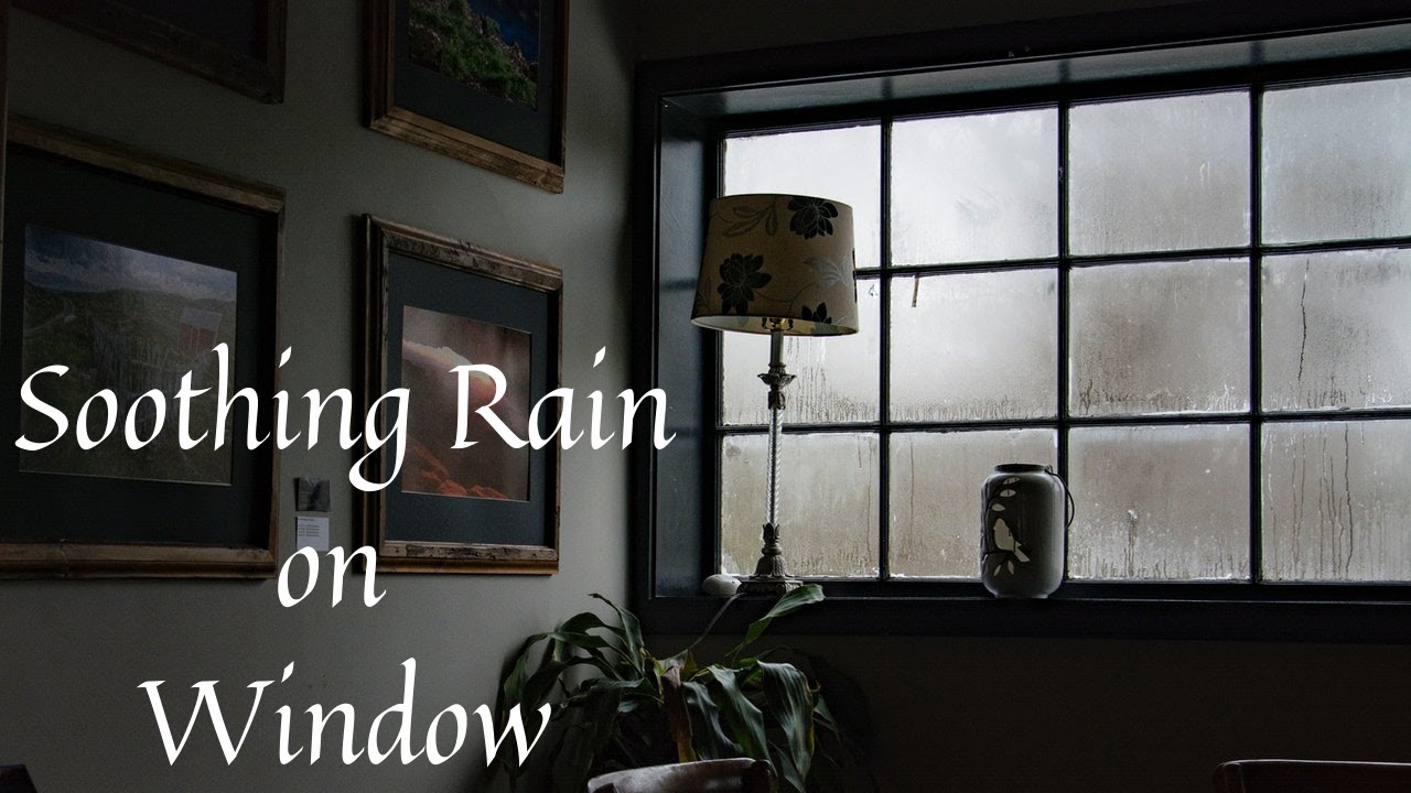 Rain On Window with Thunder Sounds | Soothing Rain Sounds for Sleep ...