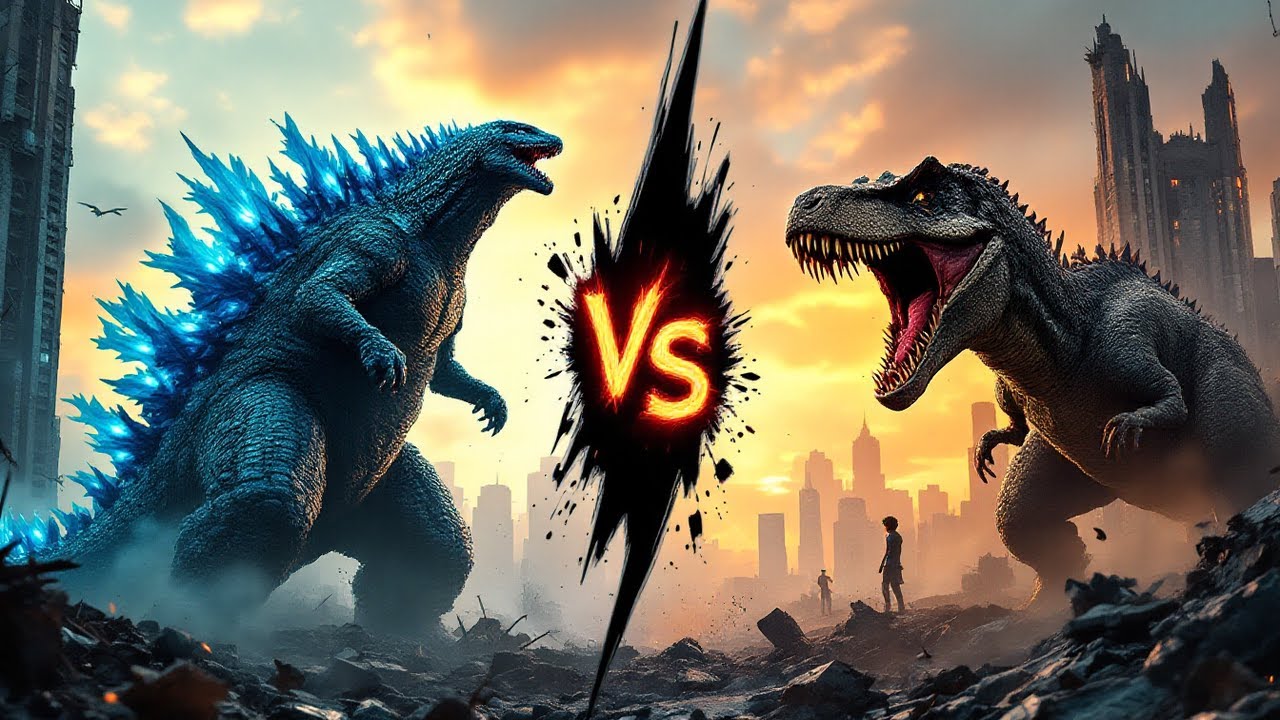 Godzilla vs Dinosaurs Epic Clash of Titans in a Battle for Survival! 🦖🔥 ...