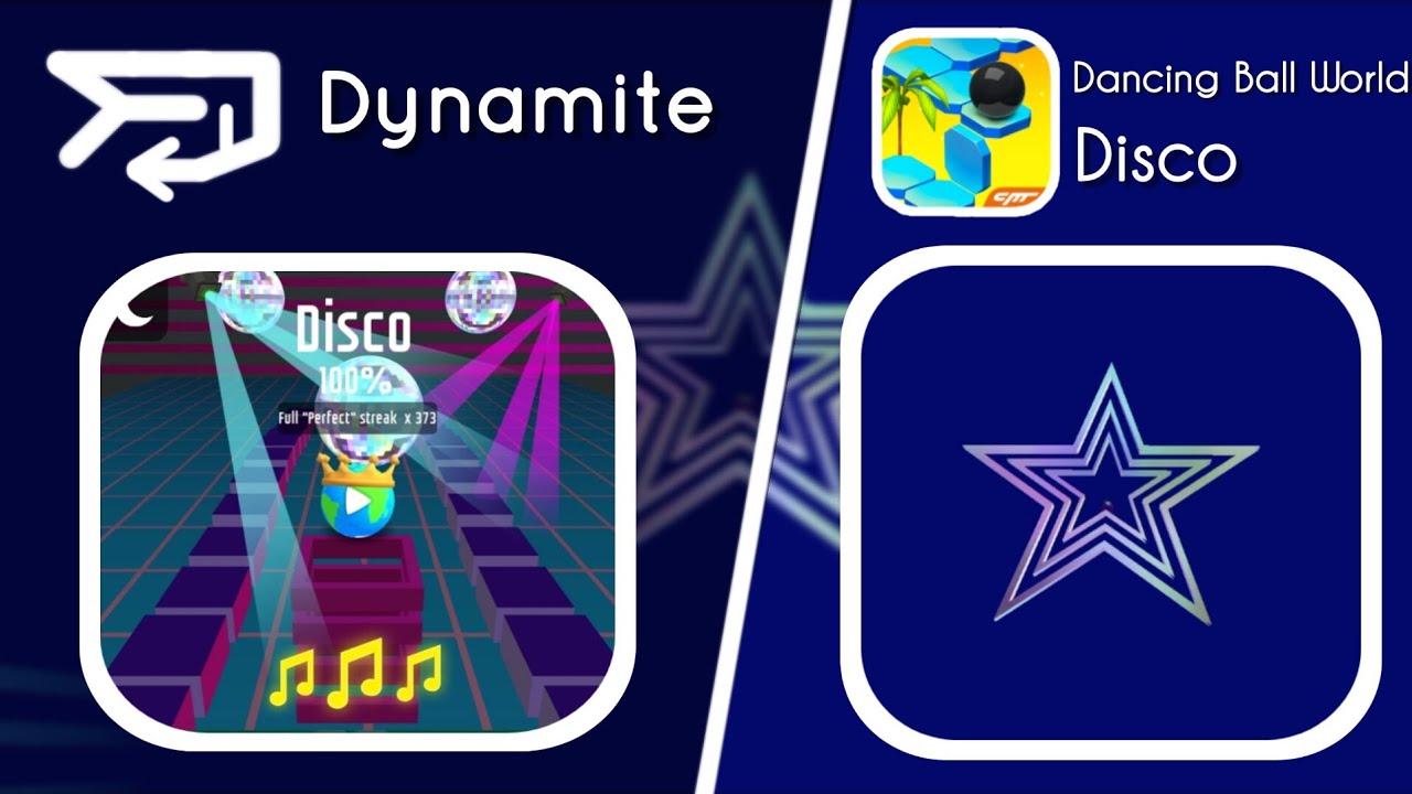Dancing Ball World | Disco | Dynamite - YouTube