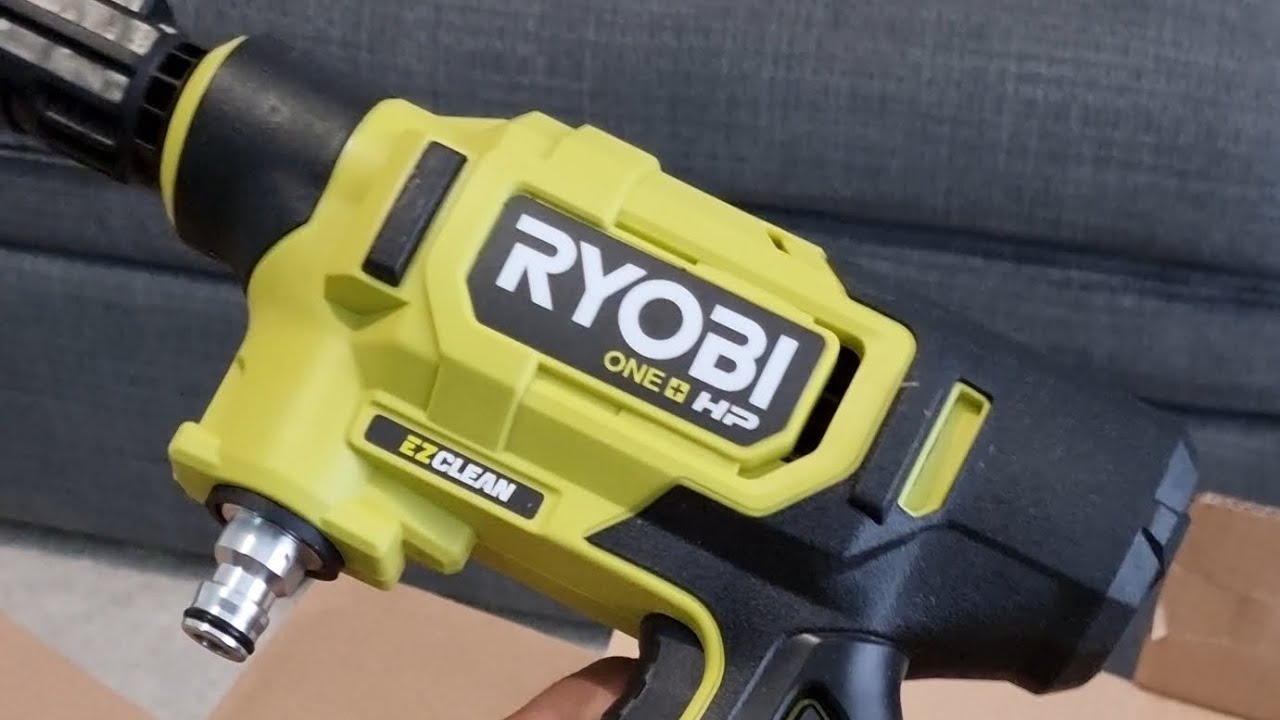 Unboxing Ryobi portable pressure washer - YouTube