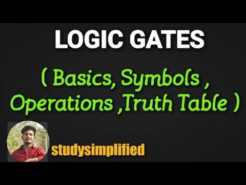 logic gate Basic, symbols and Truth table short trick explanations.By ...