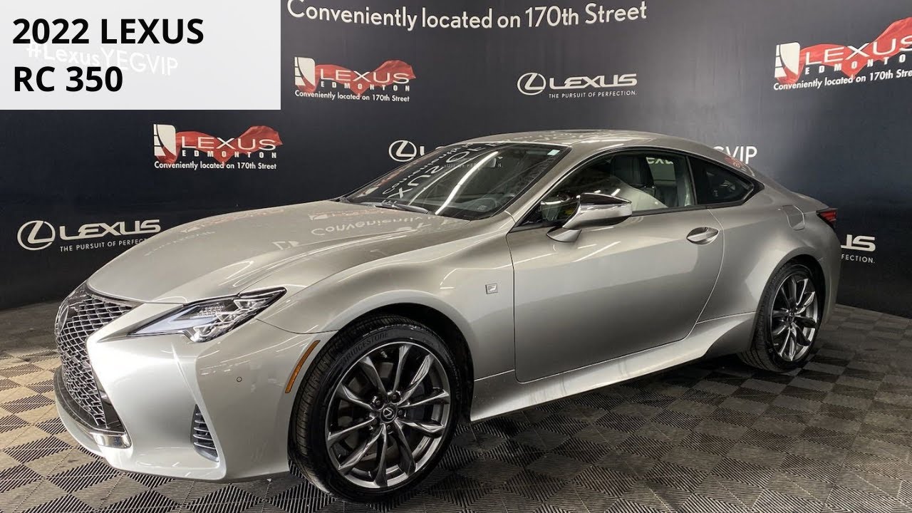 2022 Lexus RC 350 | AWD | F Sport Series 3 - YouTube