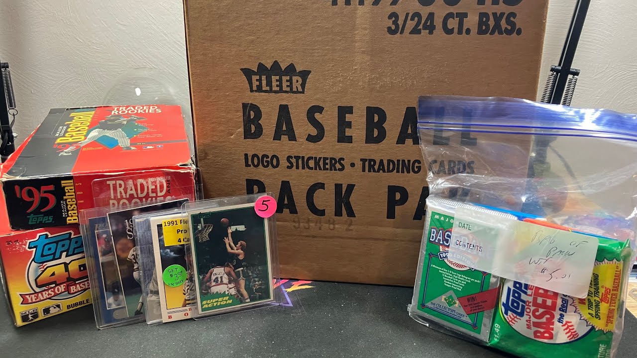 Old Wax Packs, Baseball Card Pickups & More - Weekend Recap - Youtube