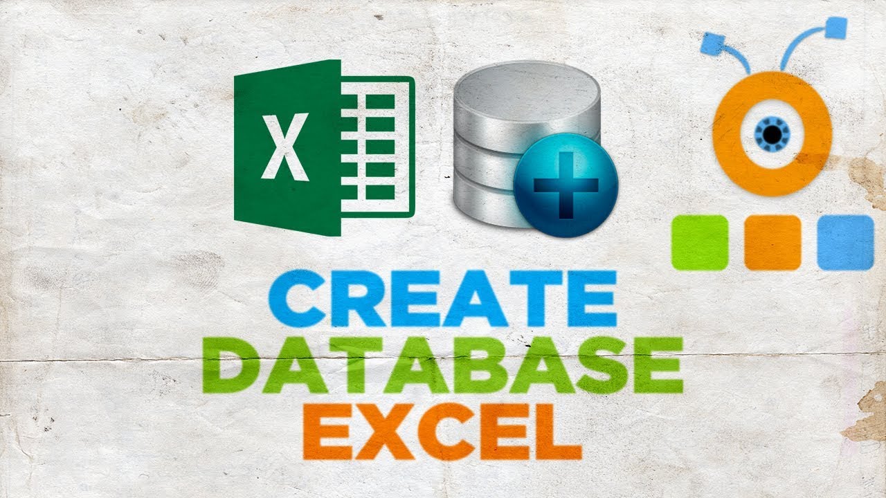 How To Create A Database In Excel YouTube How To Create A Database In Excel YouTube