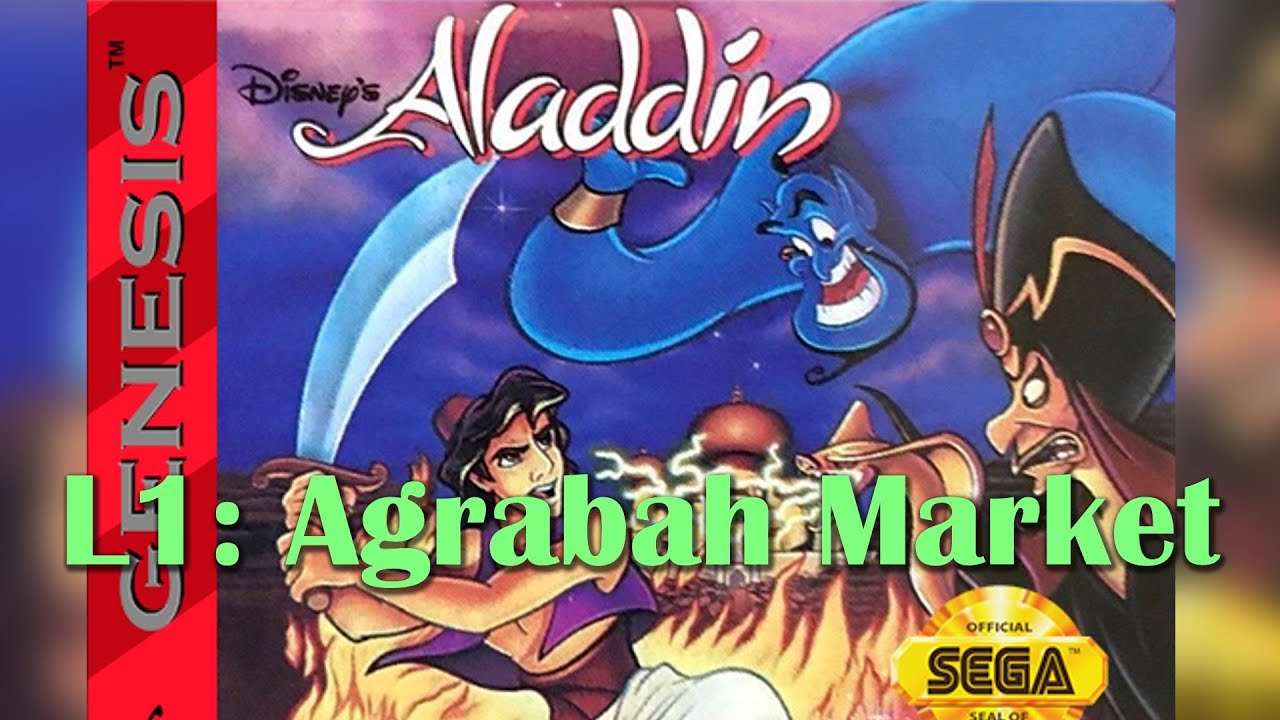 Disney's Aladdin (Genesis) — 01 — Agrabah Market - YouTube