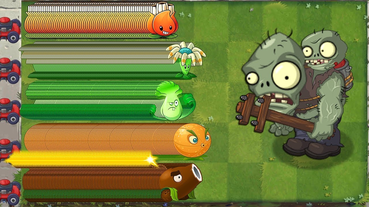 PvZ-2 All Plants Power Up Max Level in Teample of Bloom Level 40 ...