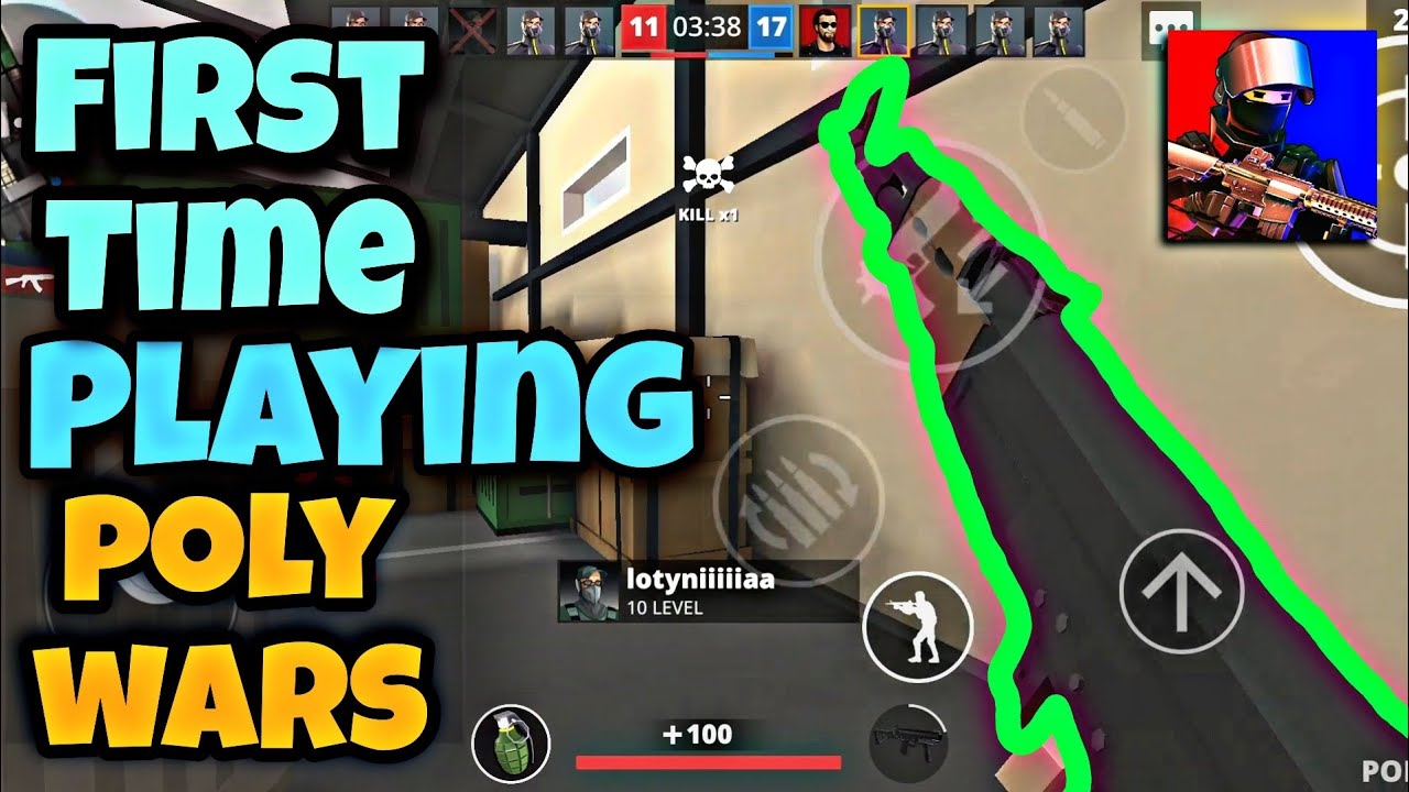 First Time Playing PolyWar😈🔥 - Polywar - YouTube