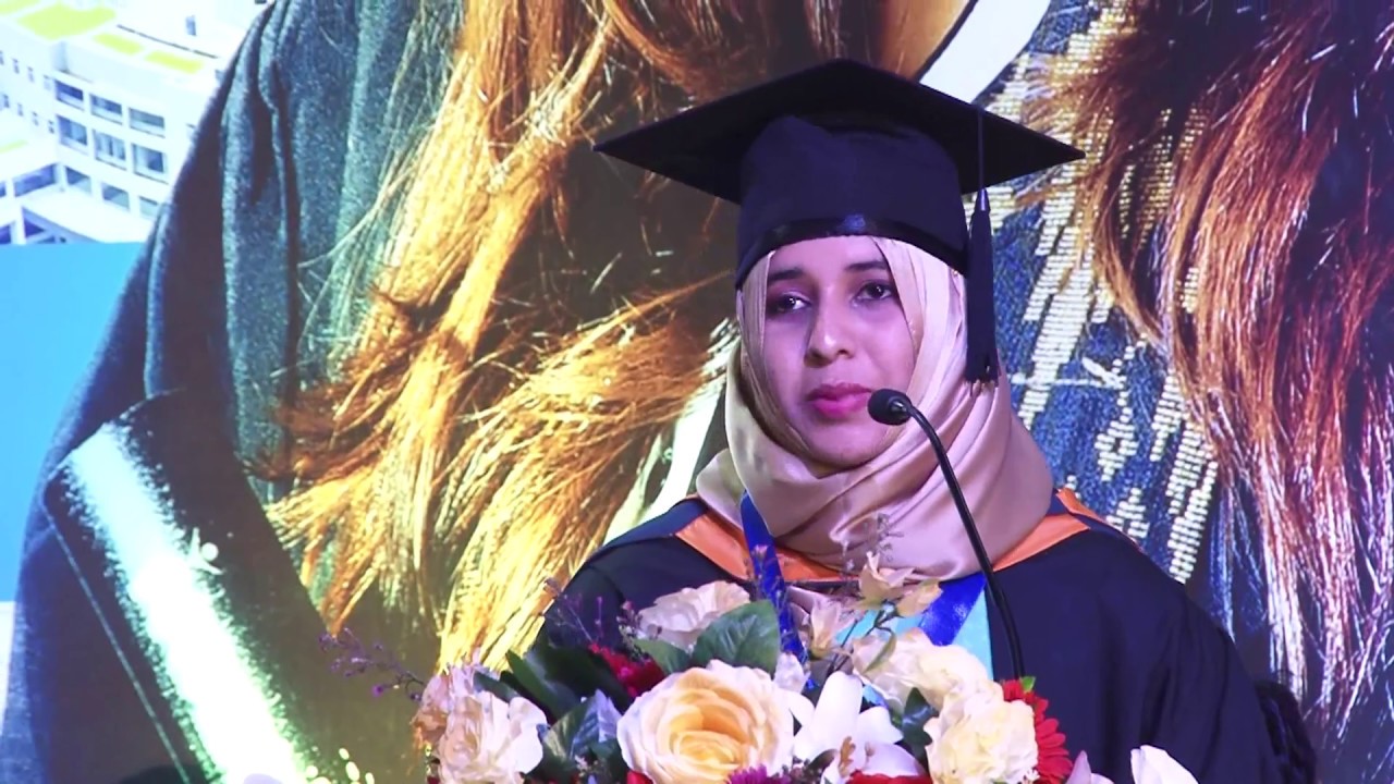 Graduation Speech by Shadila at NSBM Convocation Week 2017 - YouTube