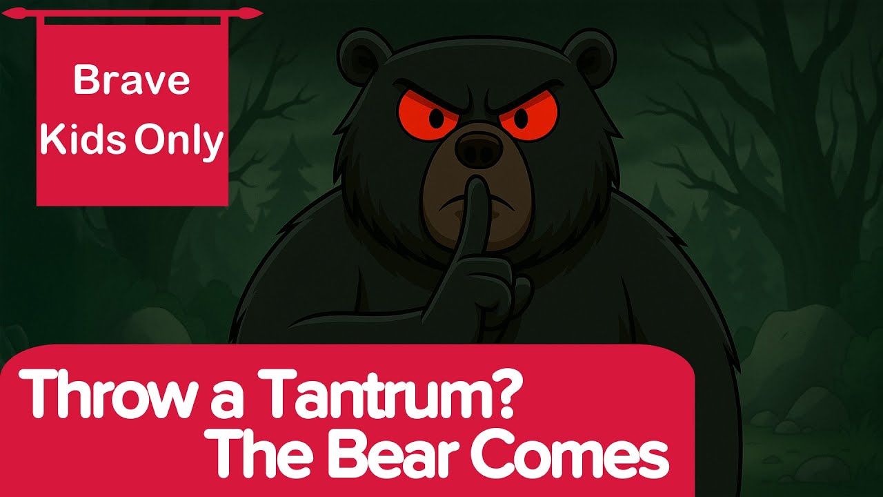 If You Throw a Tantrum, Mr. Black Bear Comes | Educational Kids Song ...