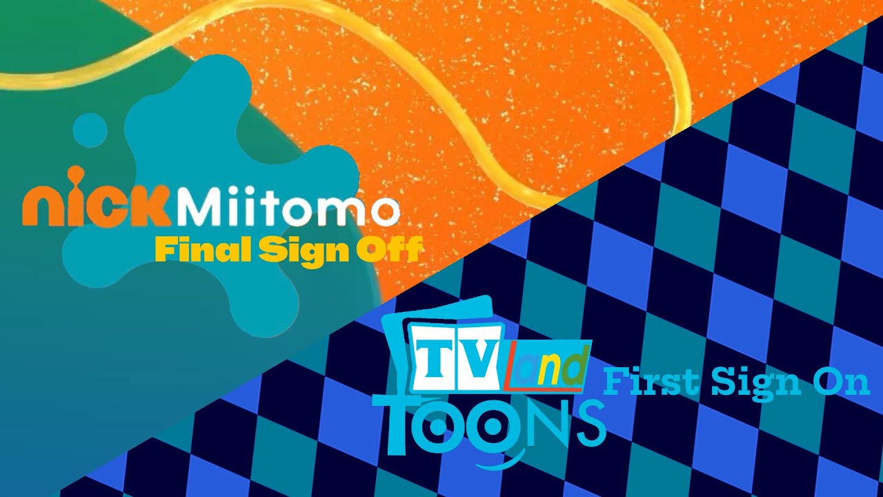 NickMiitomo Final Sign Off/TV Land Toons First Sign On - YouTube