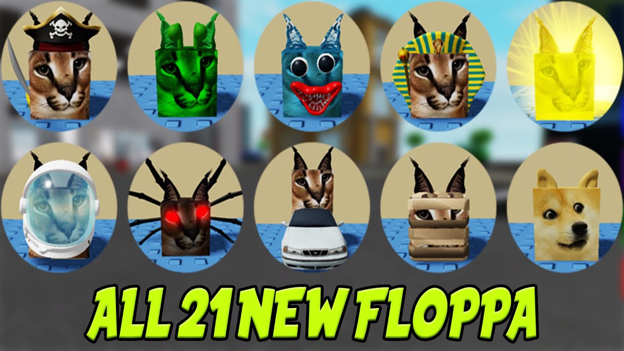 UPDATE - How To Get ALL NEW 21 BADGES in Find The Floppa - ROBLOX - YouTube