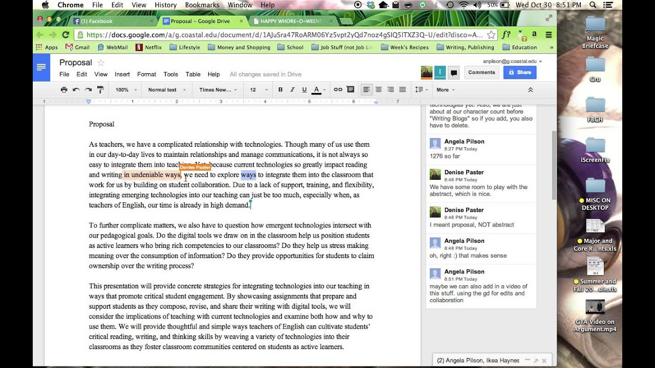 screen shot google docs - YouTube